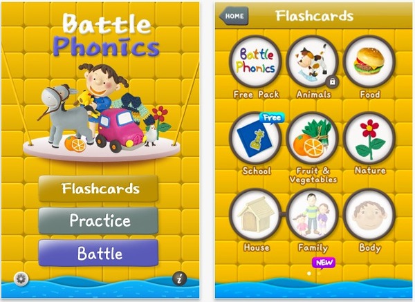 キッズ向け英単語学習アプリ「Battle Phonics」 | リセマム